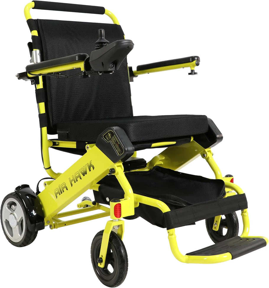 Air Hawk Foldable Lightweight Power Wheelchair - 41 lbs – Best Power ...