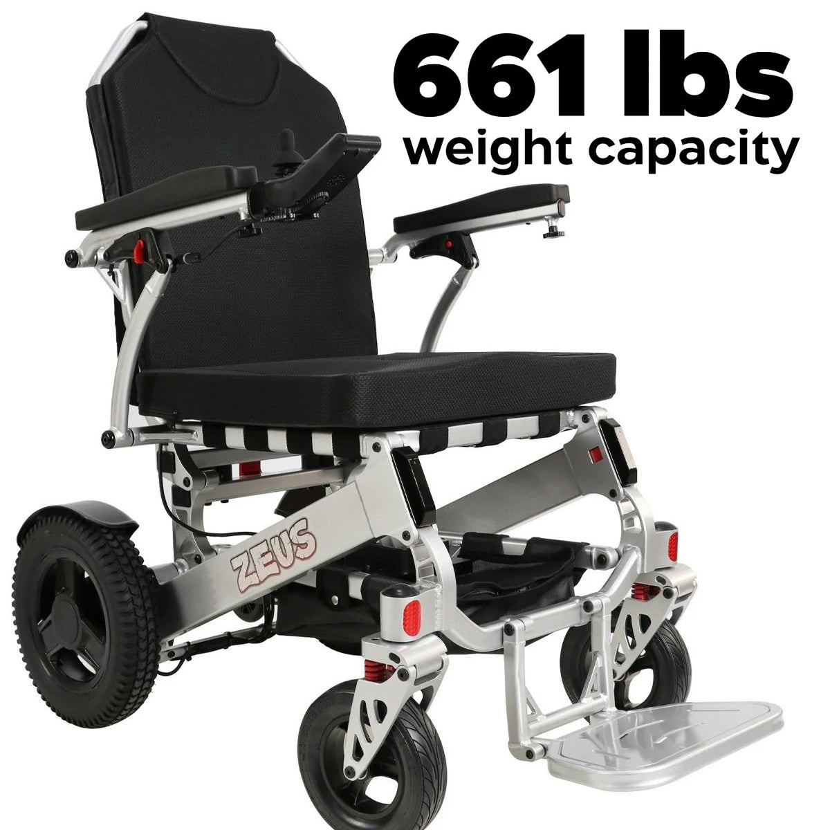 Zeus HD Foldable Power Wheelchair - 661 lbs weight capacity – Best ...
